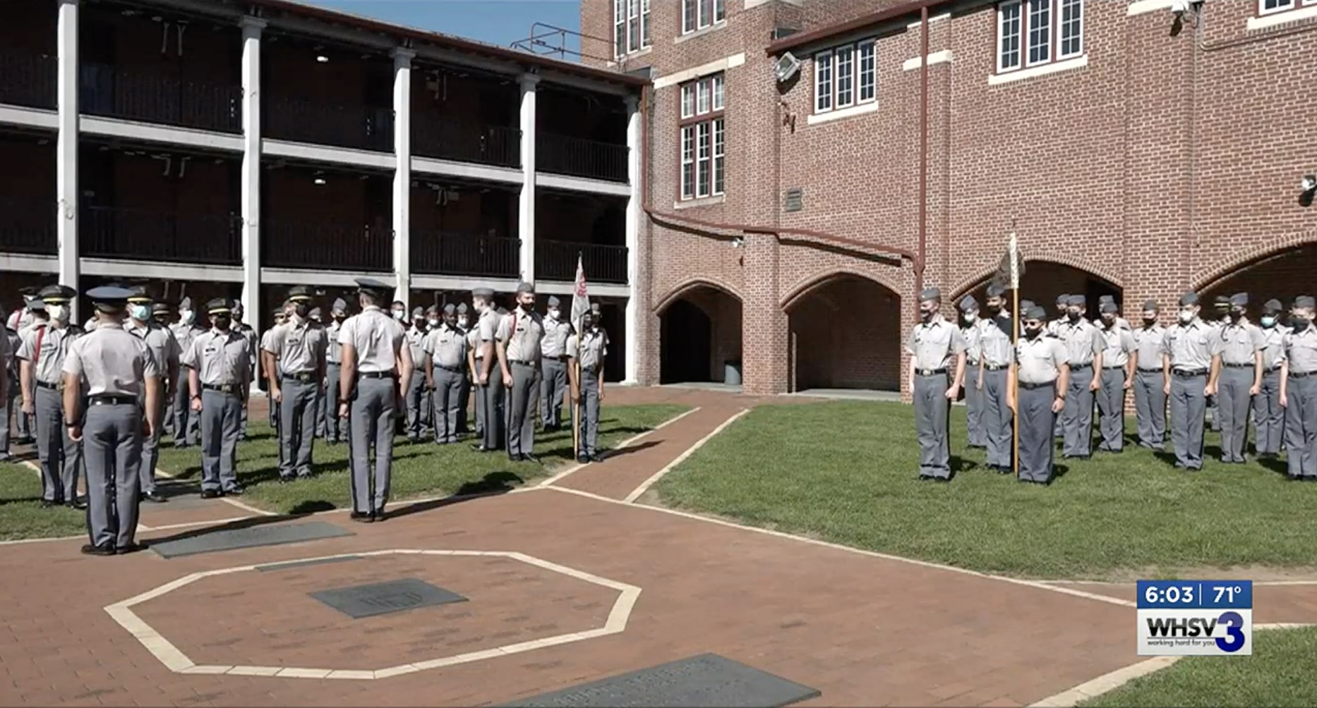 Deployed Teacher Honors Fishburne Military School Corps with Gift ...